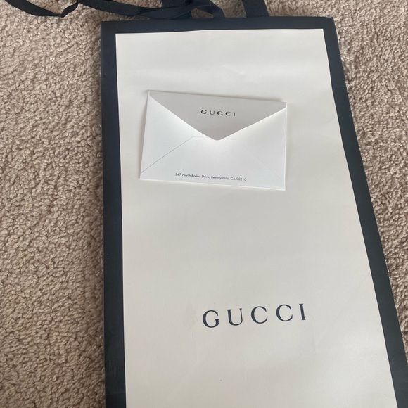 Gucci | Accessories | Gucci Gift Box With The Receipt Envelope | Poshmark